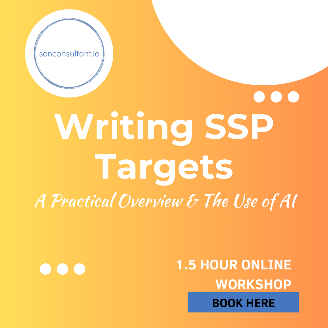 Writing SSP Targets: September 24th, 2026 – SEN Consultant