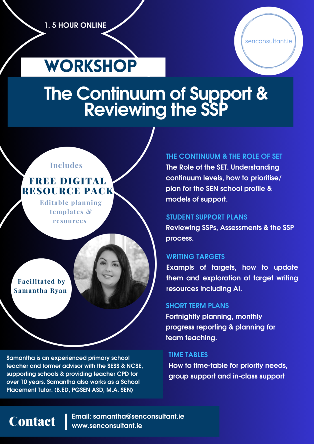 The Continuum of Support and Reviewing the SSP: Janaury 27th, 2027 ...